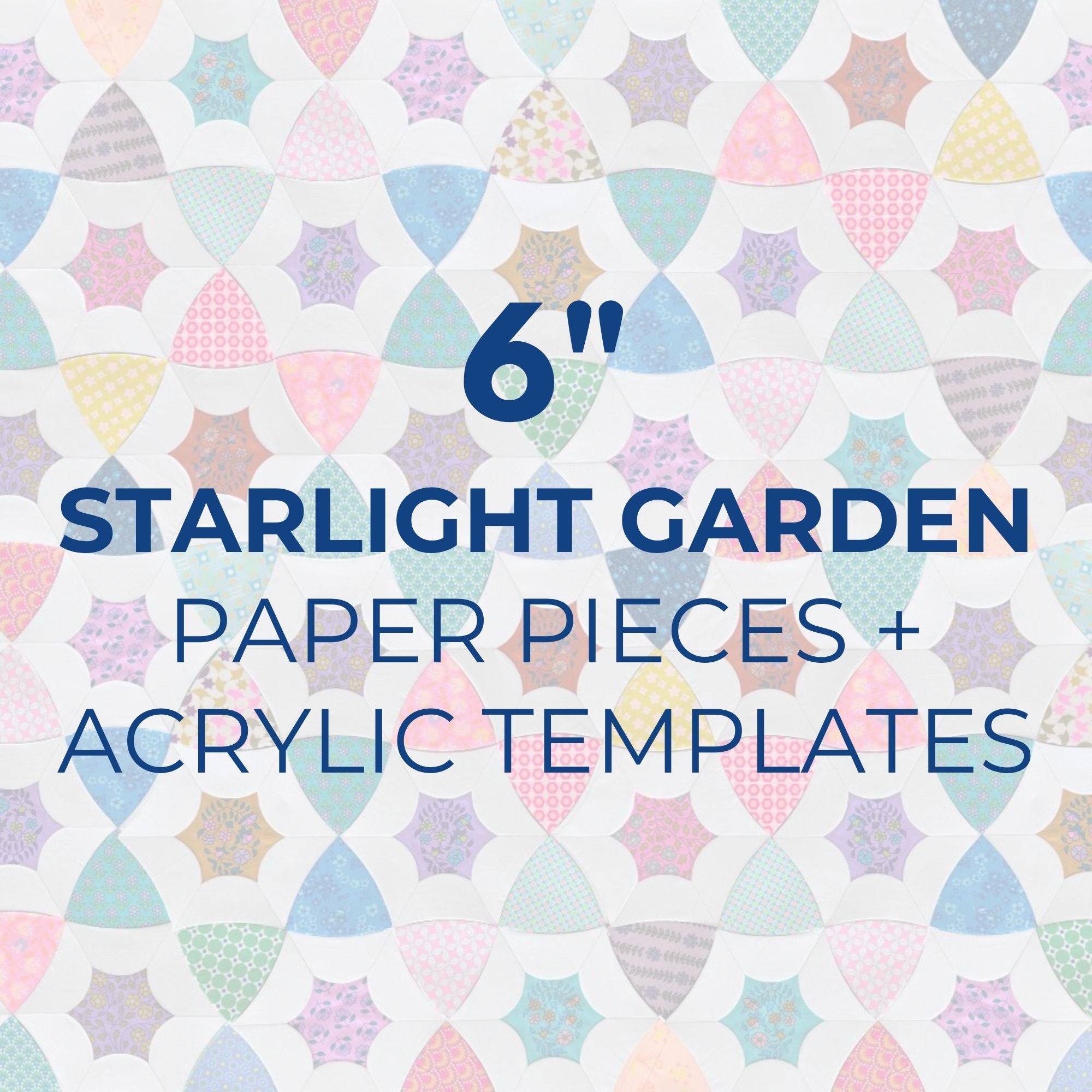 6" Starlight Garden Block – Elise Baek Shop